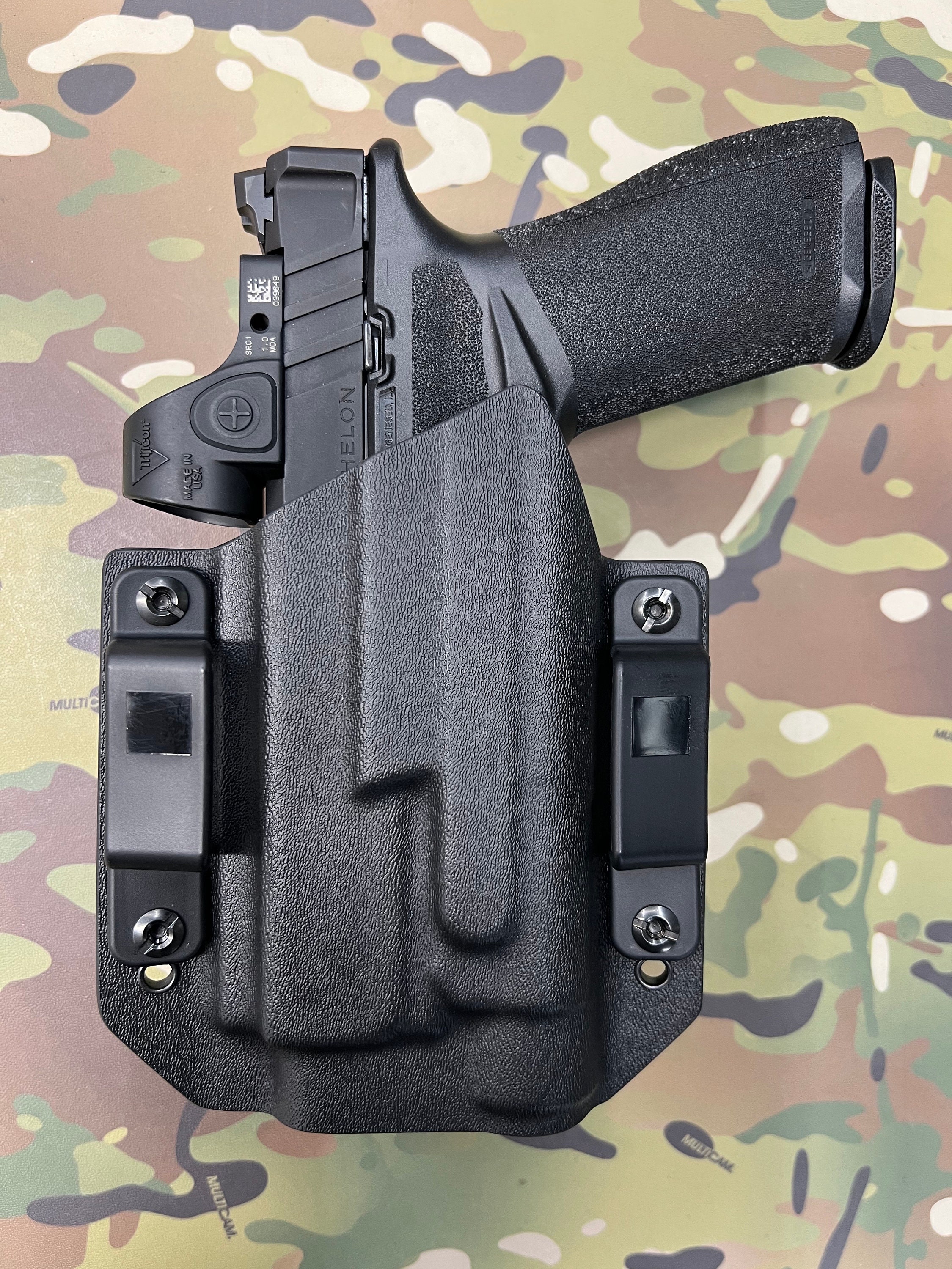 Black Kydex Holster for Springfield Echelon Streamlight TLR-1 TLR-1 HL ...