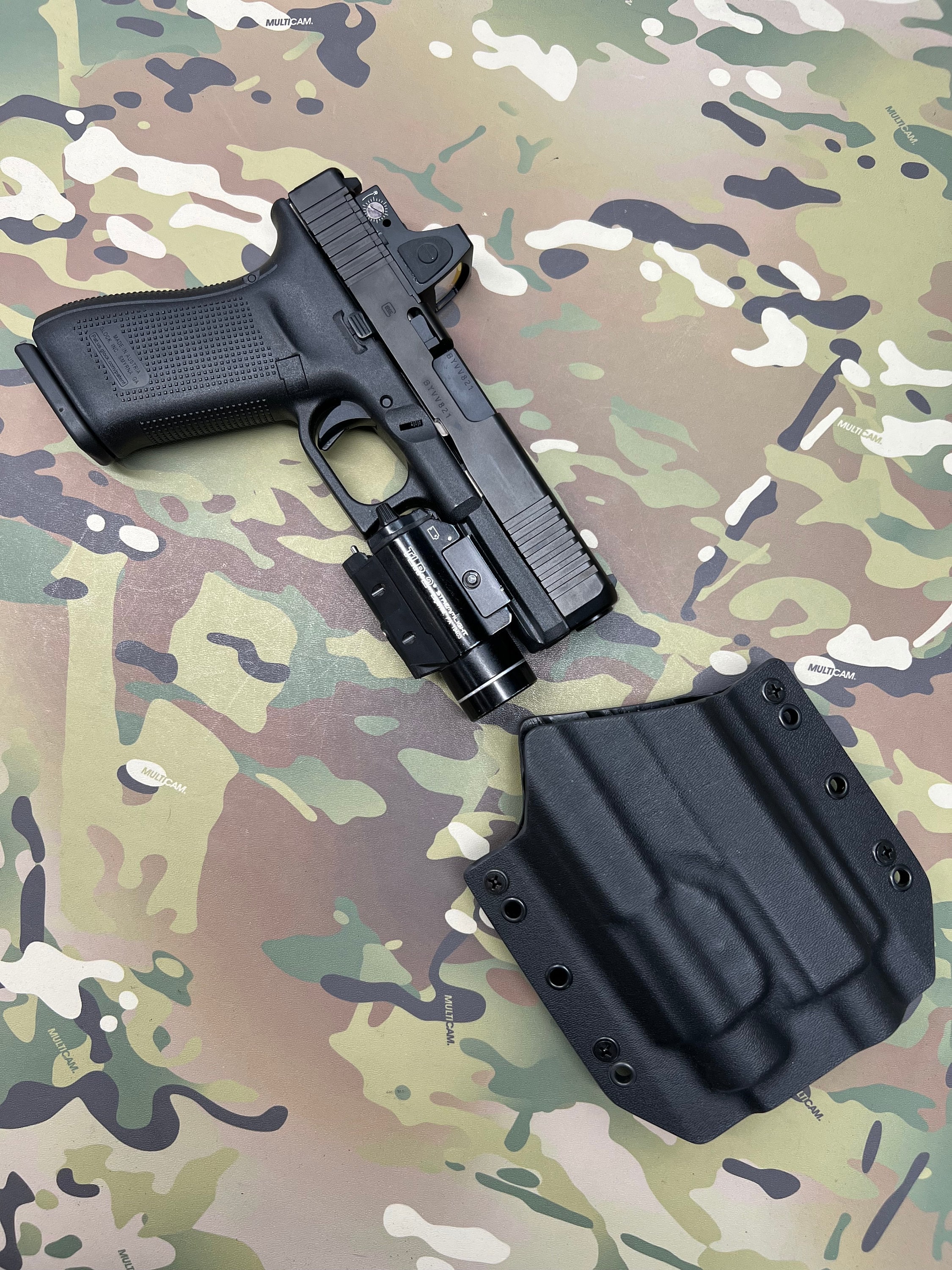 Black Kydex Holster for Glock 20 21 Streamlight TLR-2, TLR-2 HL - Etsy