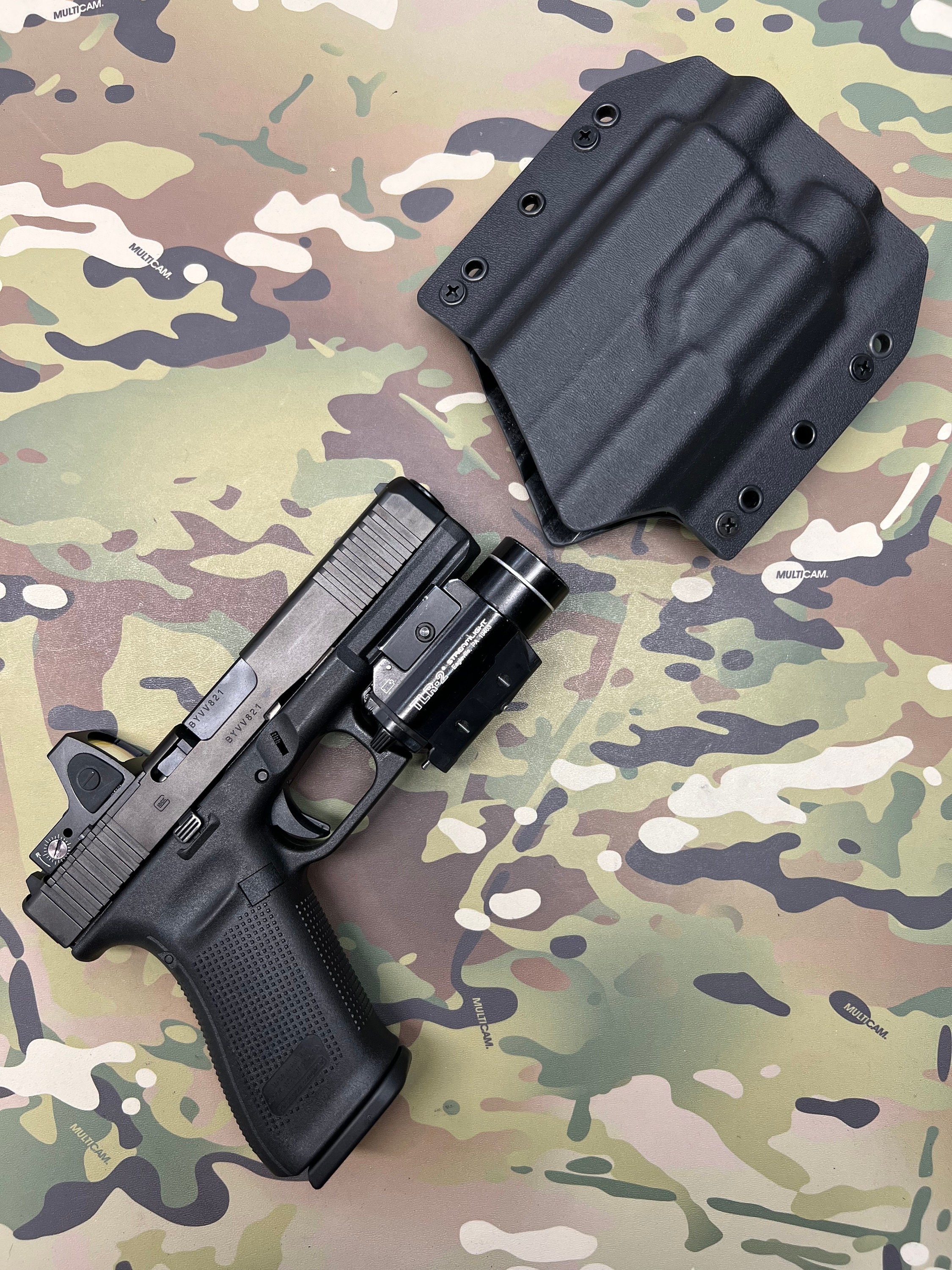 Black Kydex Holster for Glock 20 21 Streamlight TLR-2, TLR-2 HL - Etsy