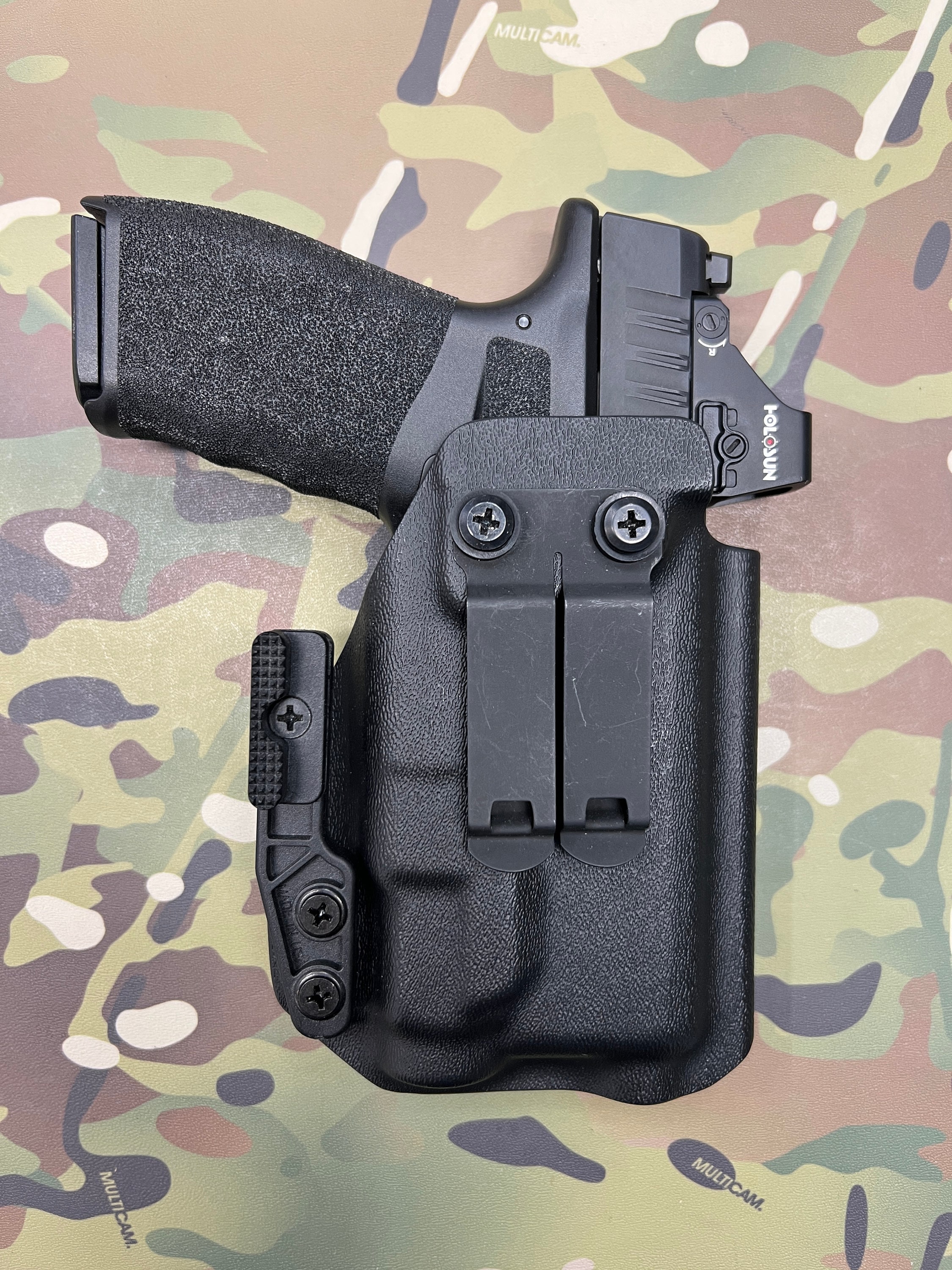 Black Kydex IWB Claw Holster for Springfield Hellcat PRO Streamlight ...