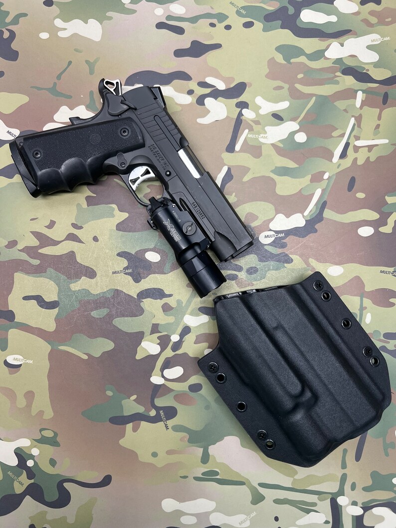 Black Kydex Holster for Springfield Prodigy DS 4.25 Surefire X300 Ultra ...