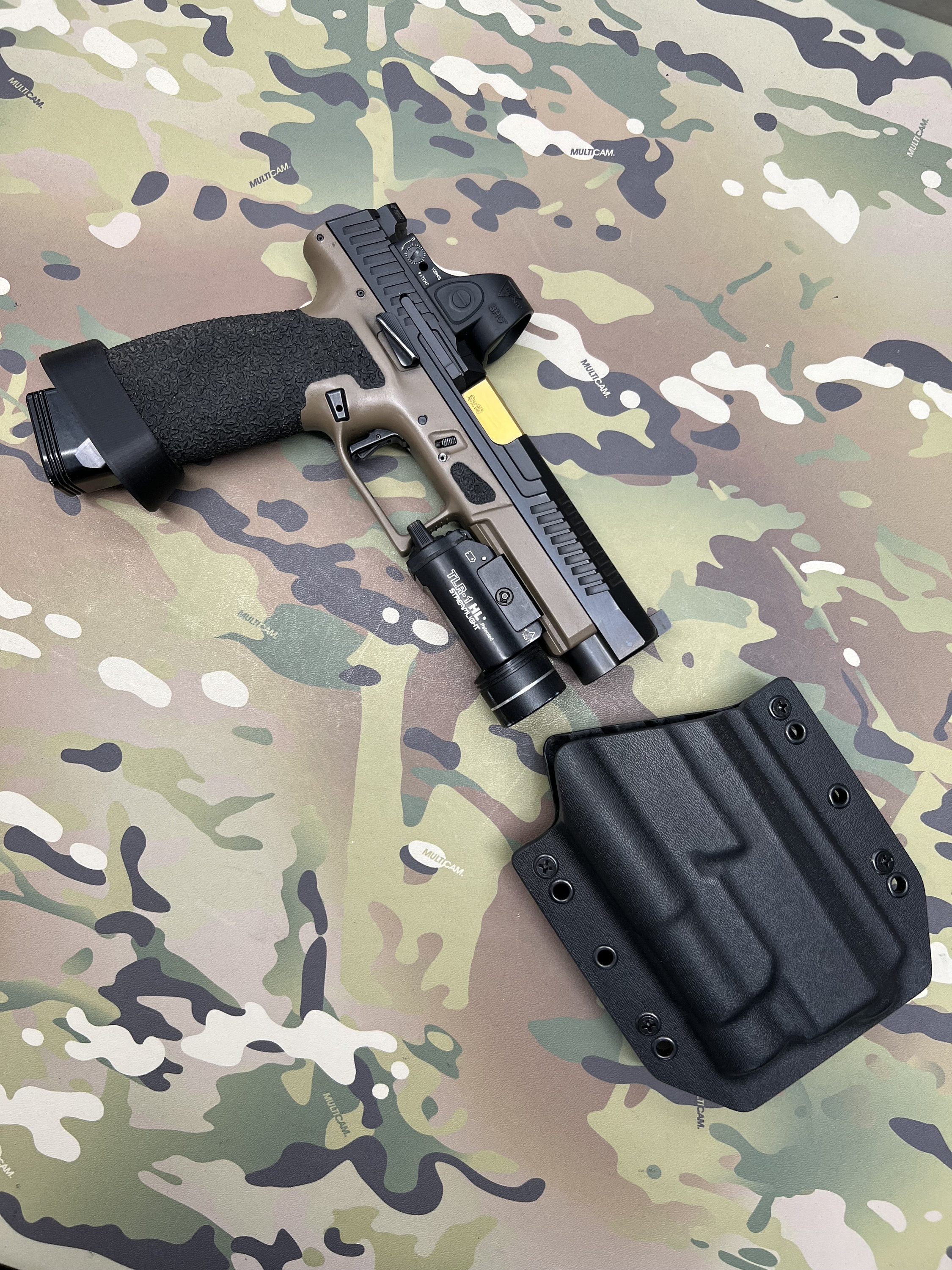 Black Kydex Holster for CZ P10 F Streamlight TLR-1 TLR-1 Hl - Etsy