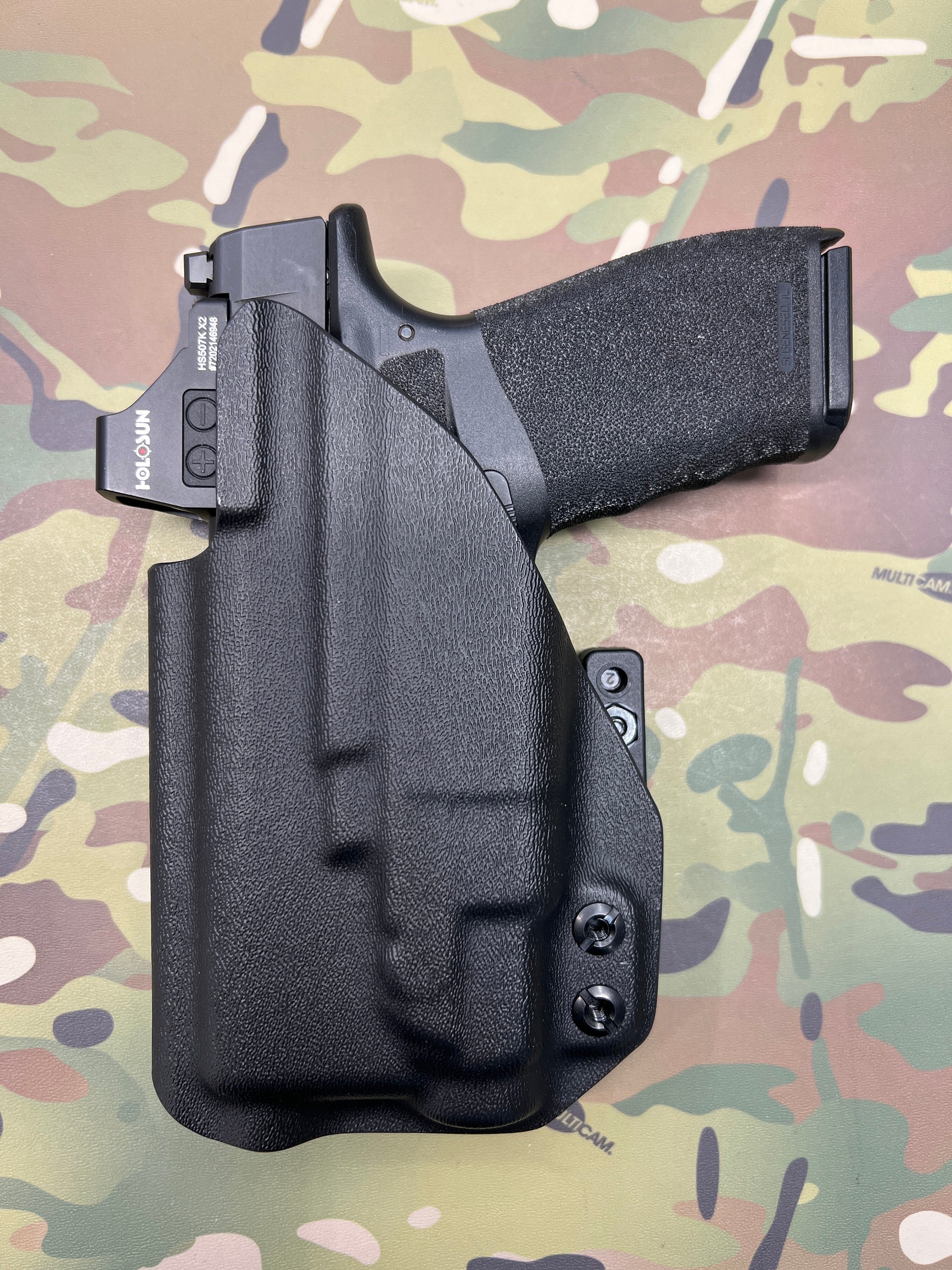 Black Kydex IWB Claw Holster for Springfield Hellcat PRO Streamlight ...