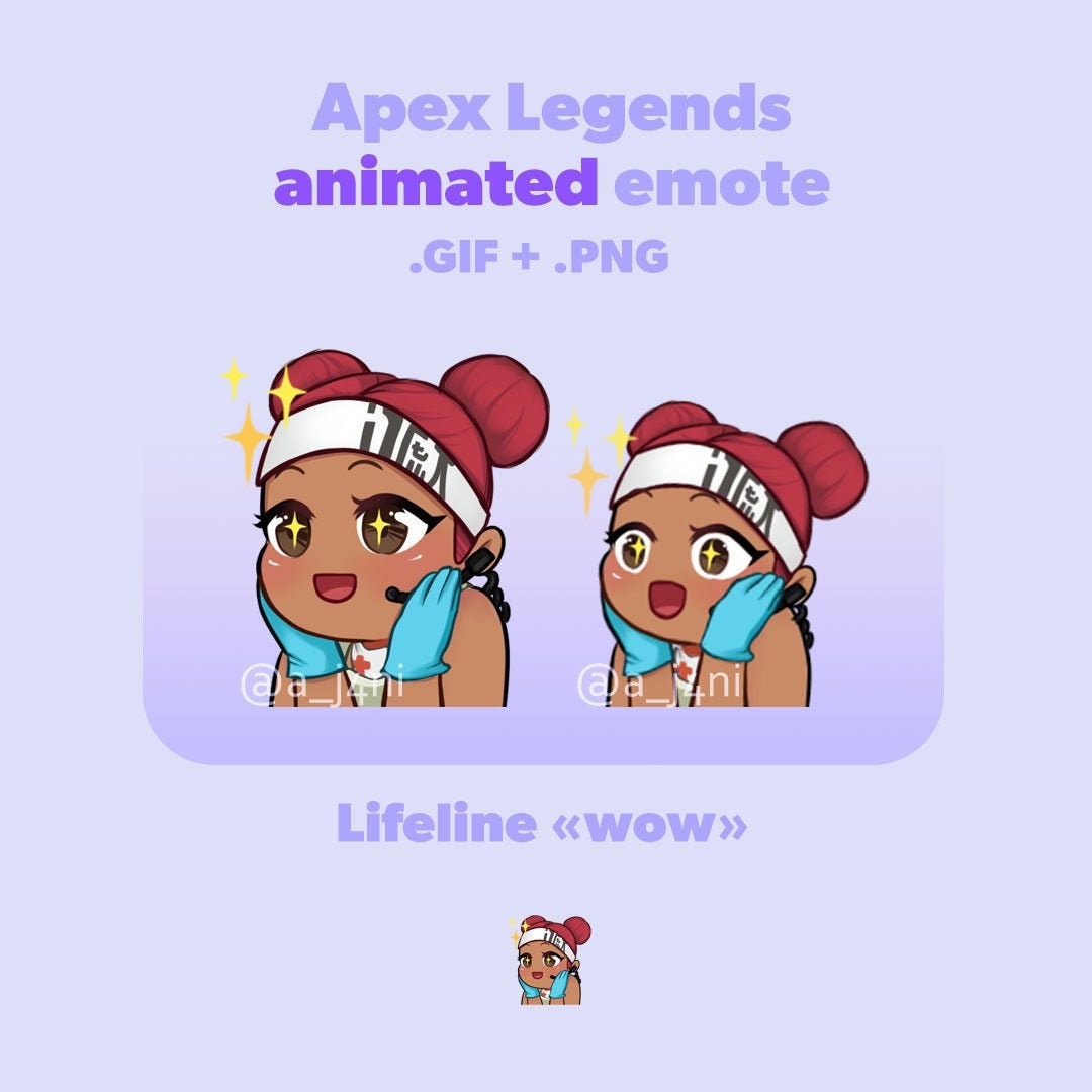 Lifeline Pog Wow Amazed Sparkles Cute Sweet Kawaii Single Animated GIF ...