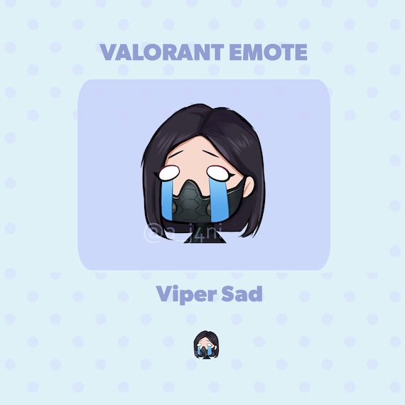 Valorant Viper Sad Crying Tears Cute Funny Kawaii Single | Etsy Hong Kong