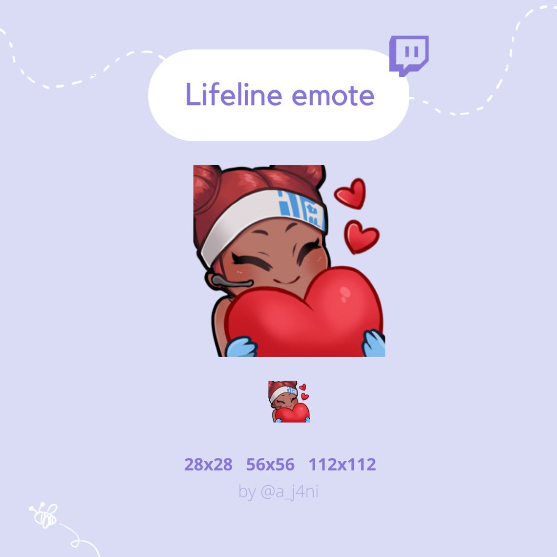 Lifeline Hug Love Heart Sweet Cute Kawaii Laugh Giggle Single Apex ...