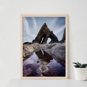 Blackchurch Rock, Devon Print, North Devon Sea Arch, Coastal ...