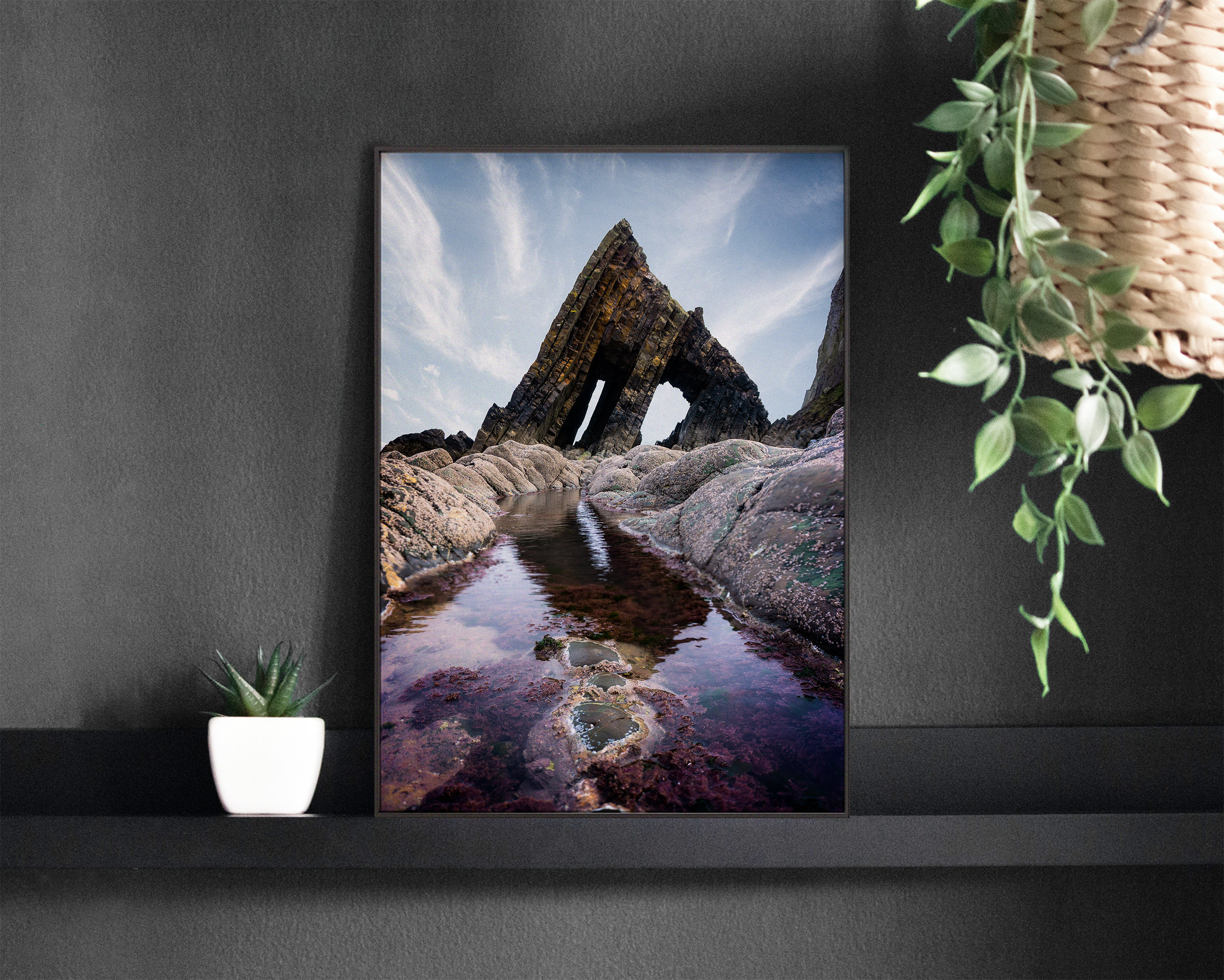 Blackchurch Rock, Devon Print, North Devon Sea Arch, Coastal ...
