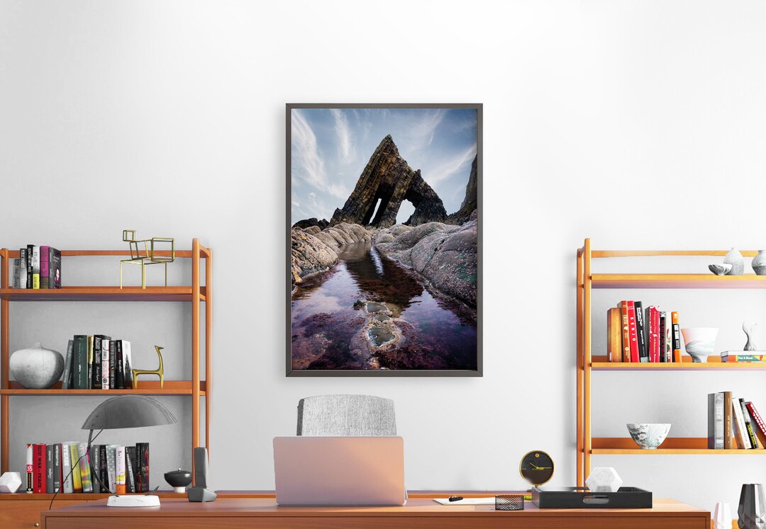 Blackchurch Rock, Devon Print, North Devon Sea Arch, Coastal ...