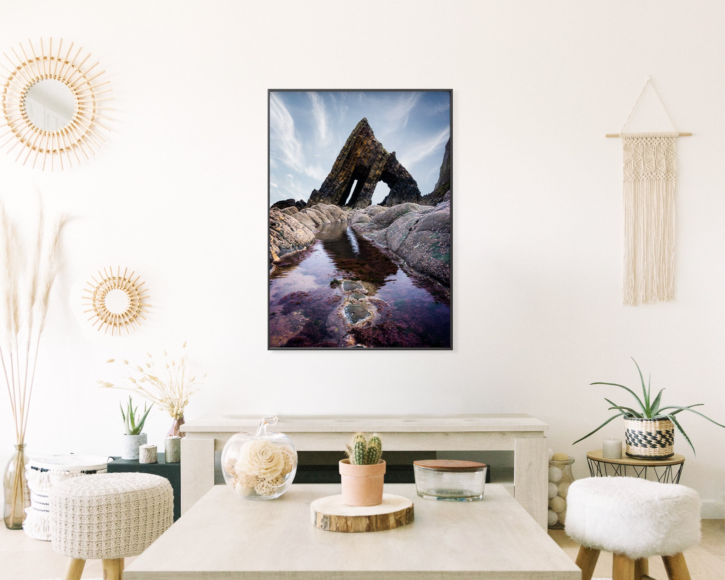 Blackchurch Rock, Devon Print, North Devon Sea Arch, Coastal ...