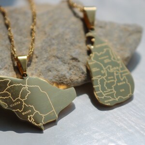 Saudi Arabia Necklace Country Map Necklace Gold Necklace - Etsy