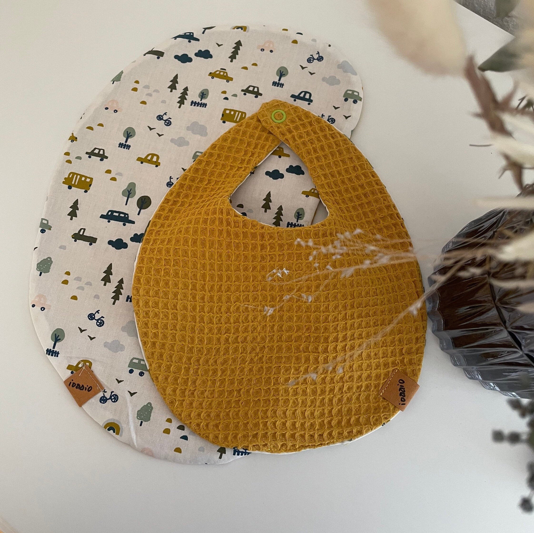 Baby Reversible Spitting Cloth Reversible Shoulder Cloth - Etsy UK