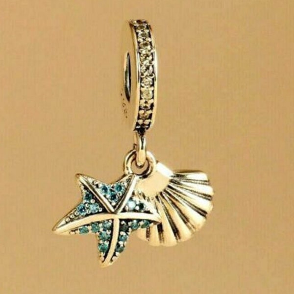 Pandora Dangle Shell Charm - Etsy