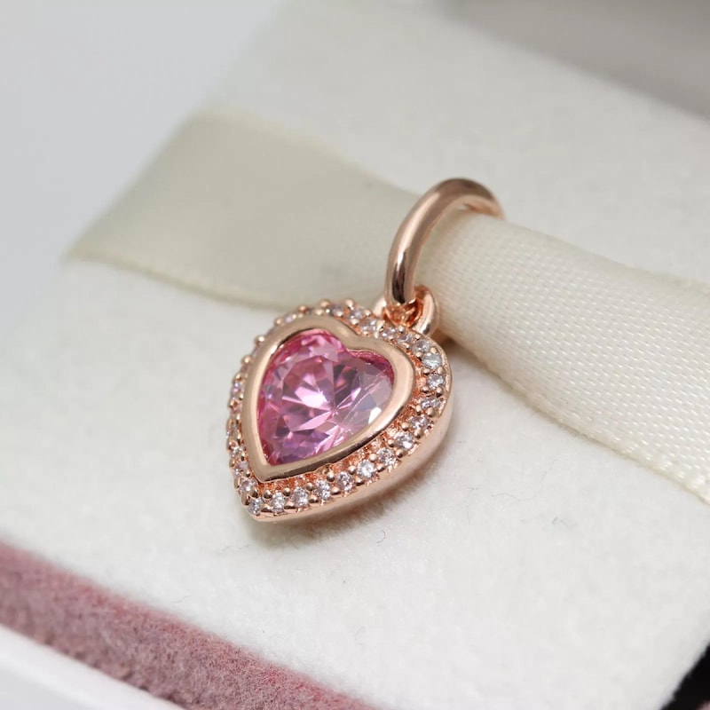 Rose Gold Pandora Charms - Etsy