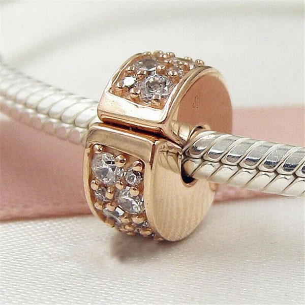 Pandora Rose Gold Clips - Etsy