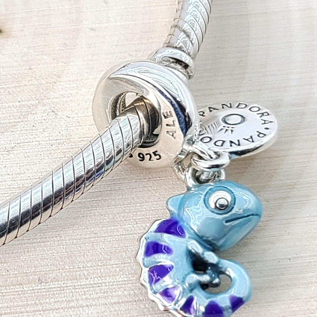 Pandora Bracelet Charms Beads Pendants New s925 Sterling Silver Color Changing Chameleon Dangle Threaded Stamp Etsy Mexico