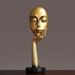 Sculpture Statue, Gold Mask Statue, Decoration Ornaments, Living Room ...