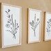 Floral Trio Wall Decor - Etsy
