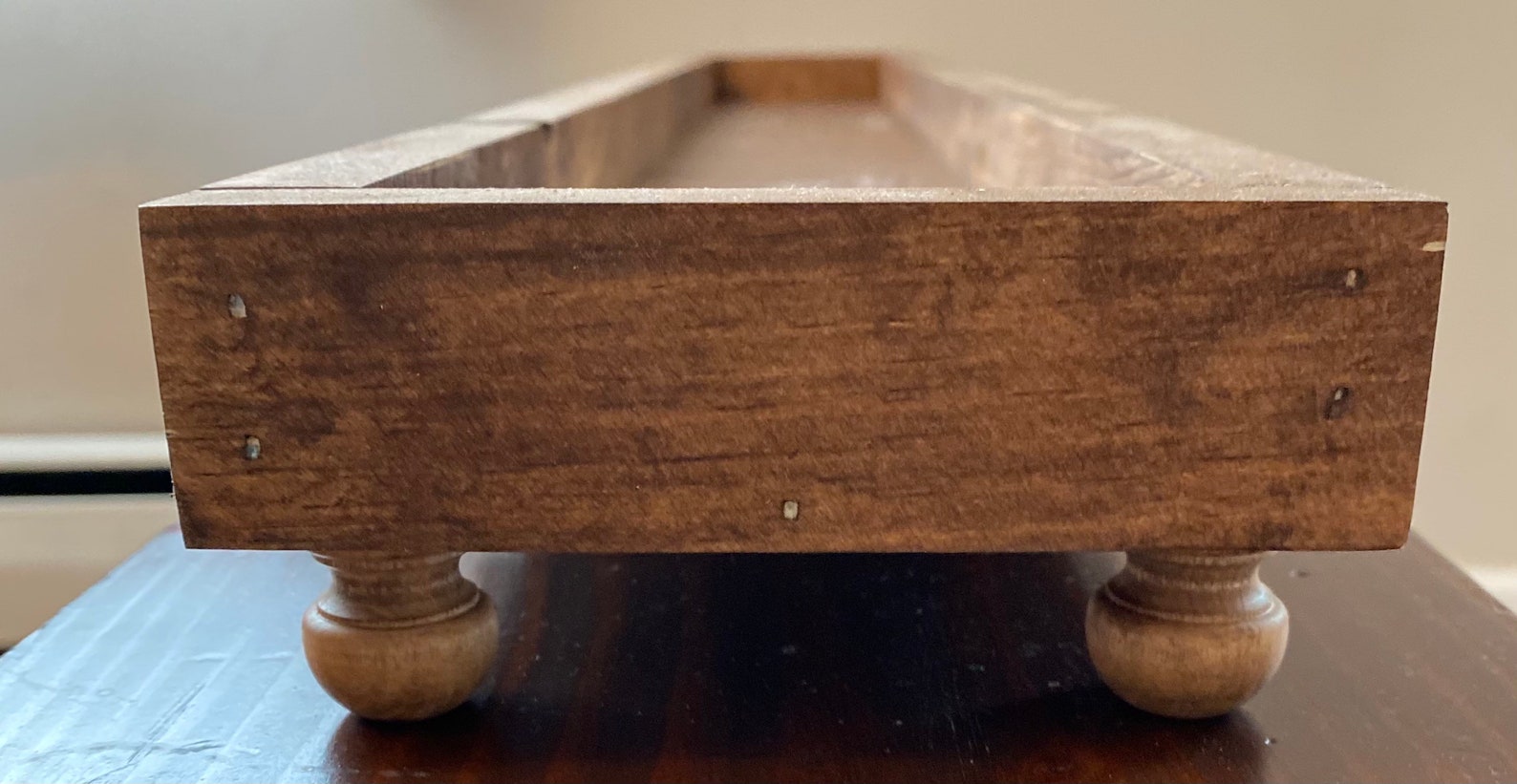 Long Centerpiece Tray Narrow Tray Raised Tray Narrow | Etsy