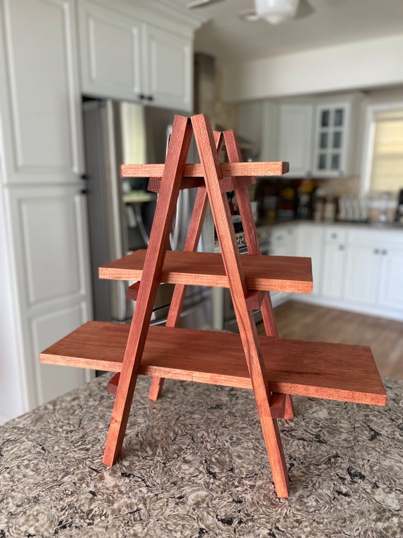 Wooden Dessert Ladder Cupcake Stand Tower Appetizer Tower - Etsy