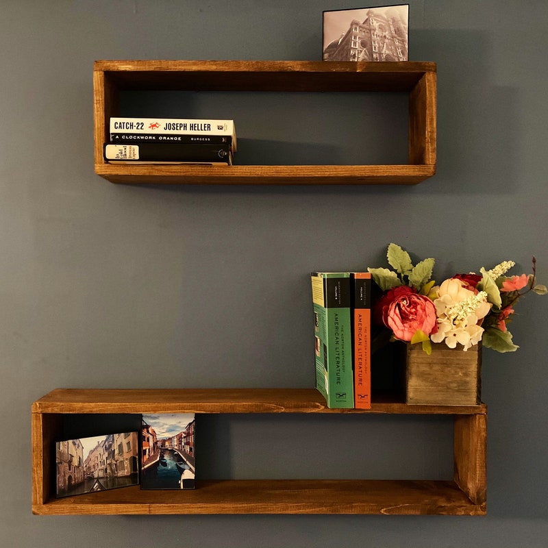 Wood Box Shelves - Etsy