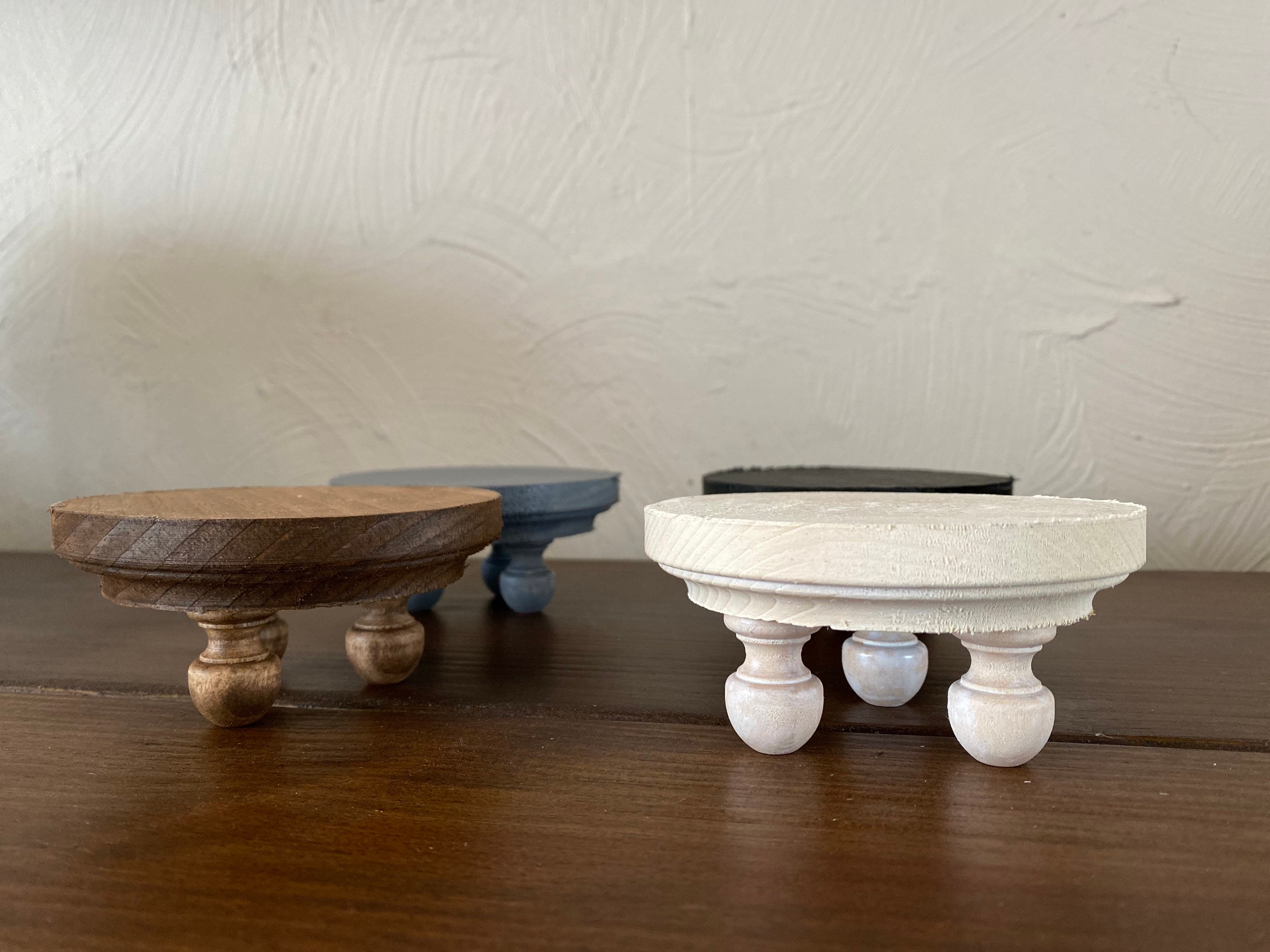 Mini Round Wood Riser - Etsy