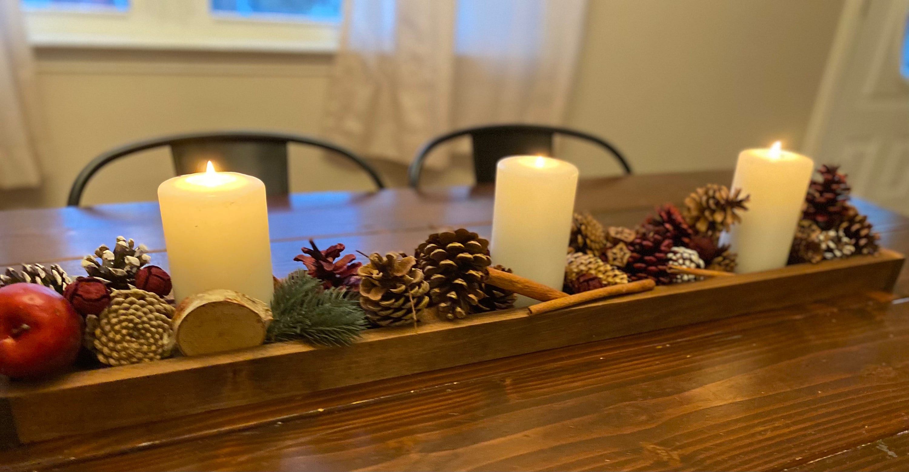 Long Centerpiece Tray Narrow Tray Raised Tray Narrow | Etsy