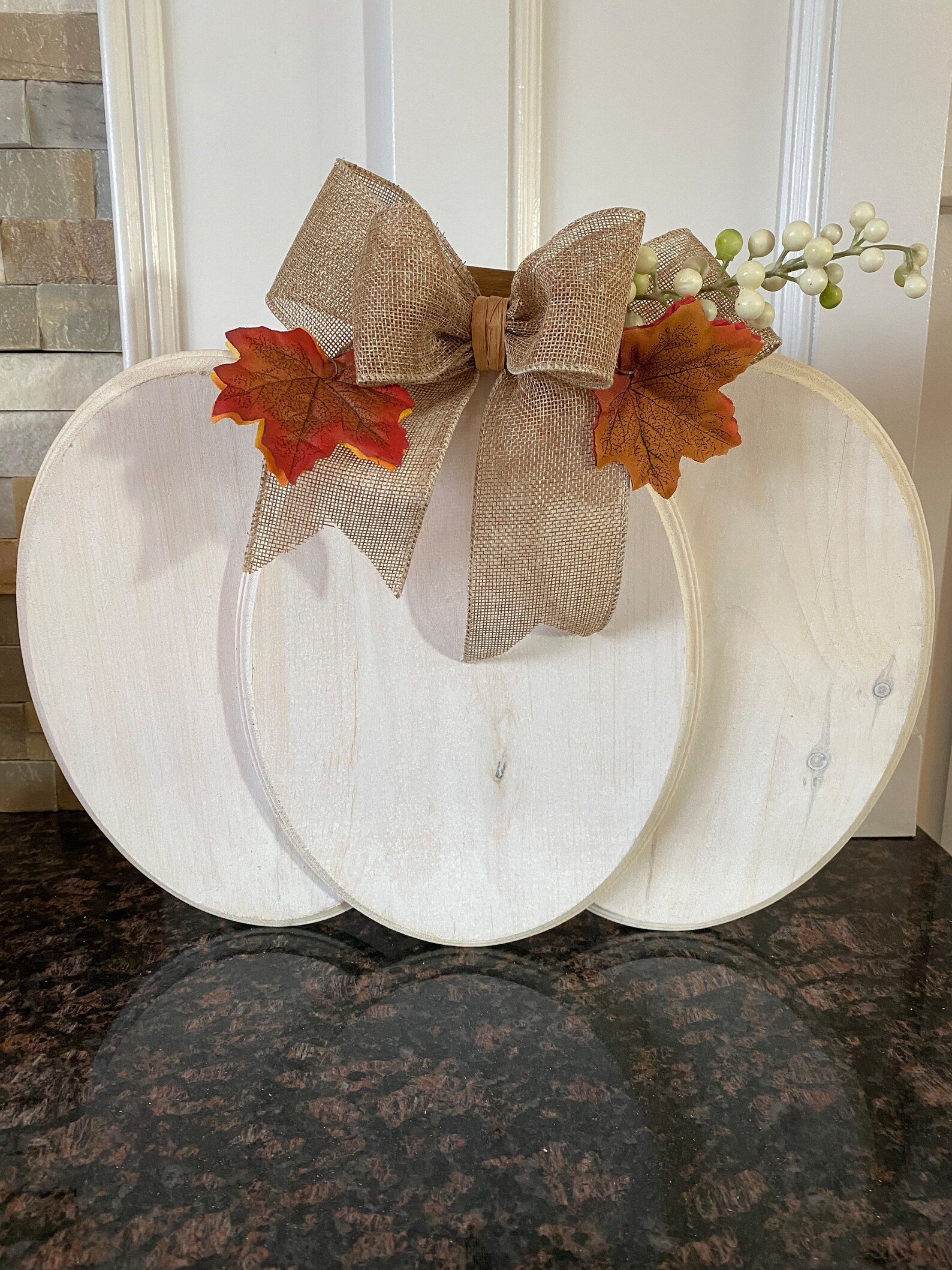 Wooden Pumpkins Rustic Fall Decor Decorative Wooden - Etsy