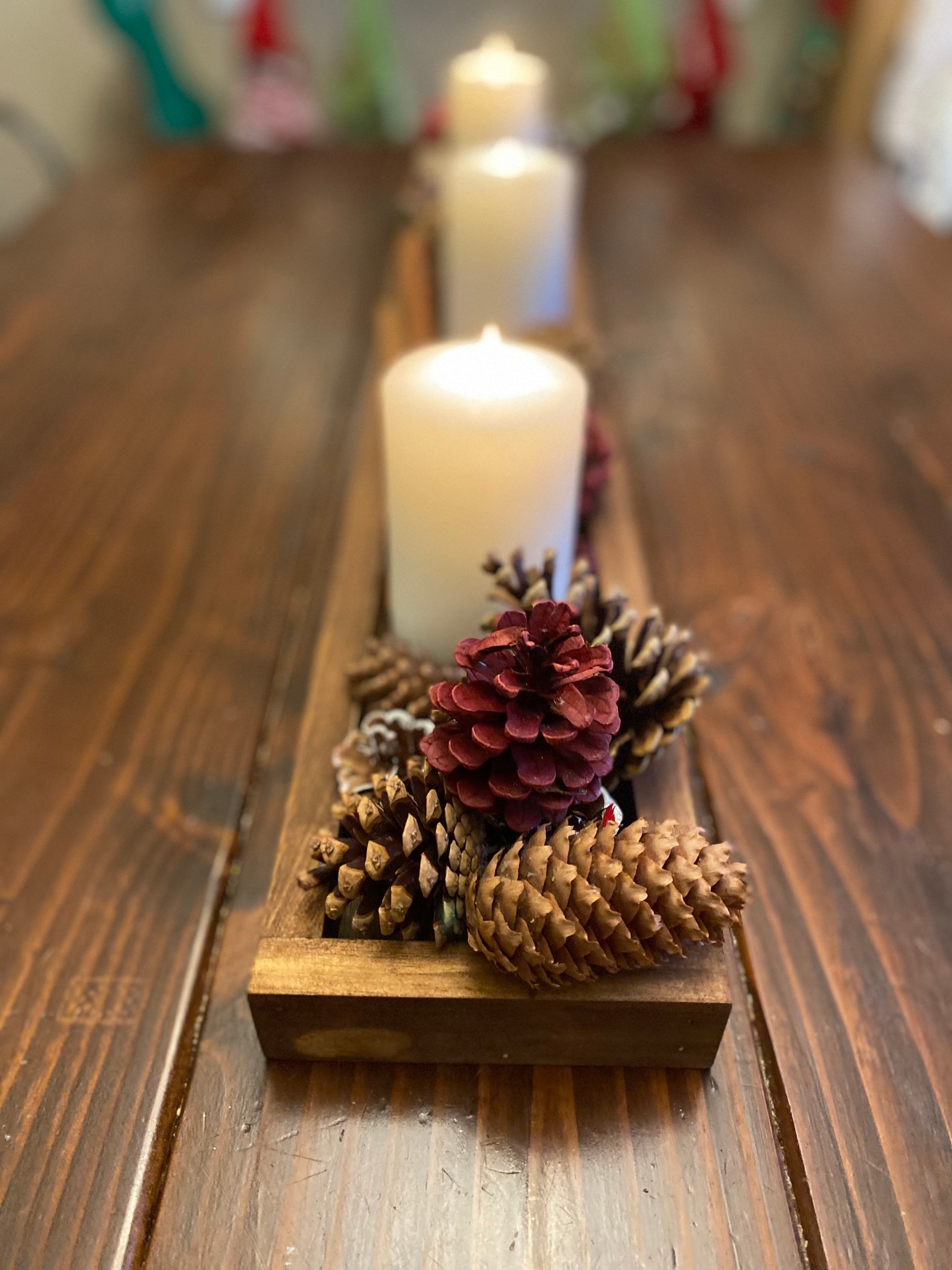 Long Centerpiece Tray - Narrow Tray - Raised Tray - Narrow Long ...