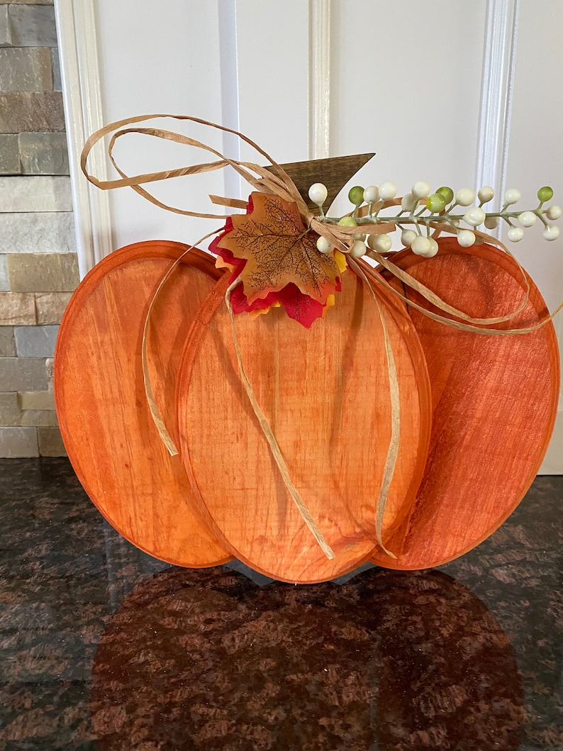 Wooden Pumpkins - Rustic Fall Decor - Decorative Wooden Pumpkins - Etsy
