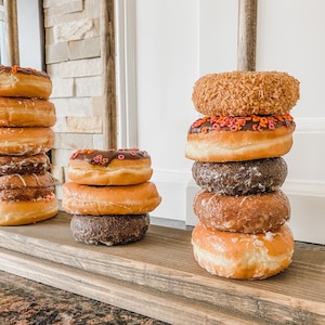 Wooden Donut Holder | Donut Bar Display Stand | Dessert Table Donut ...