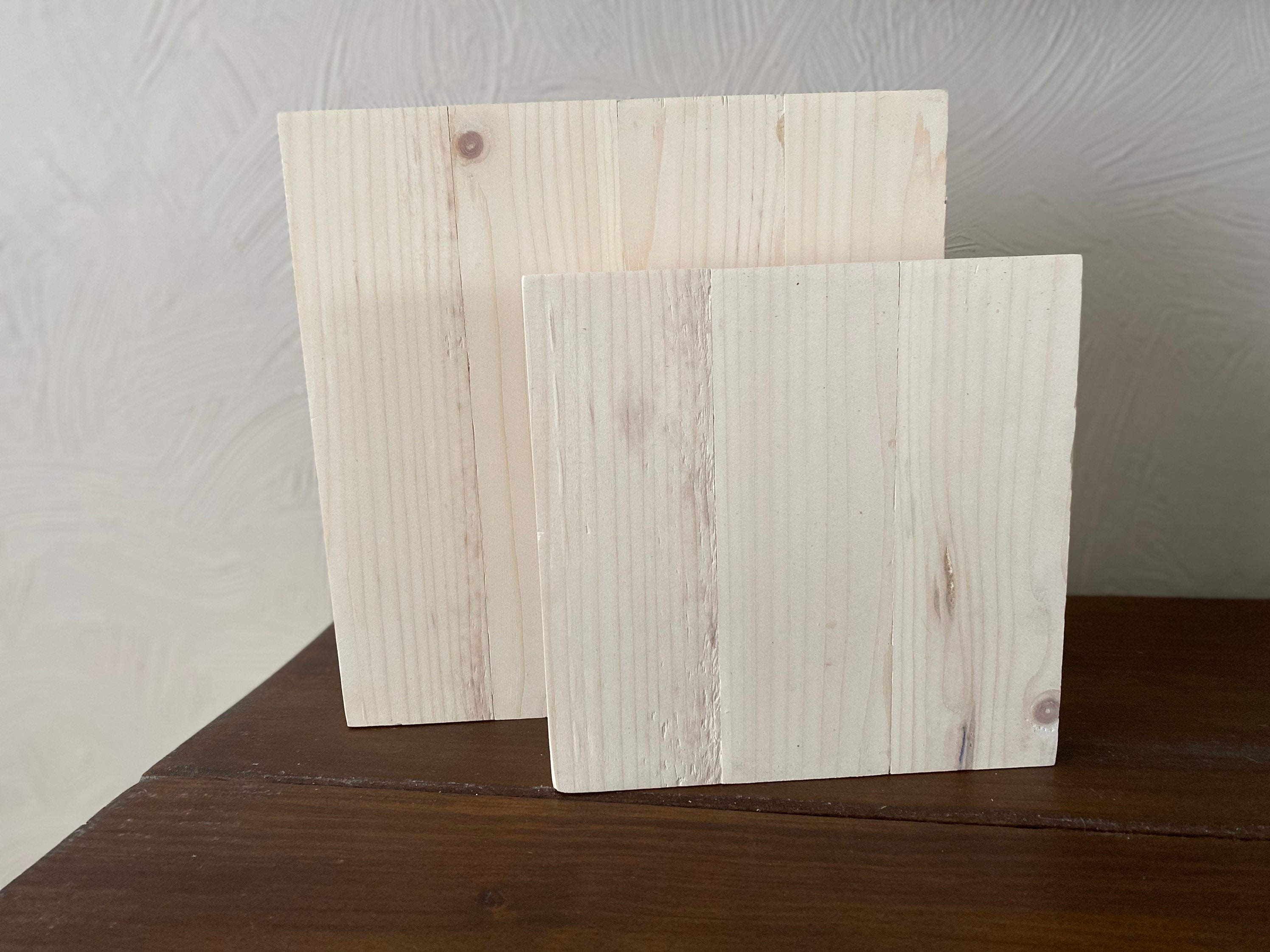 Rustic Wood Stand Set - Etsy