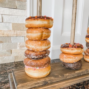 Wooden Donut Holder | Donut Bar Display Stand | Dessert Table Donut ...
