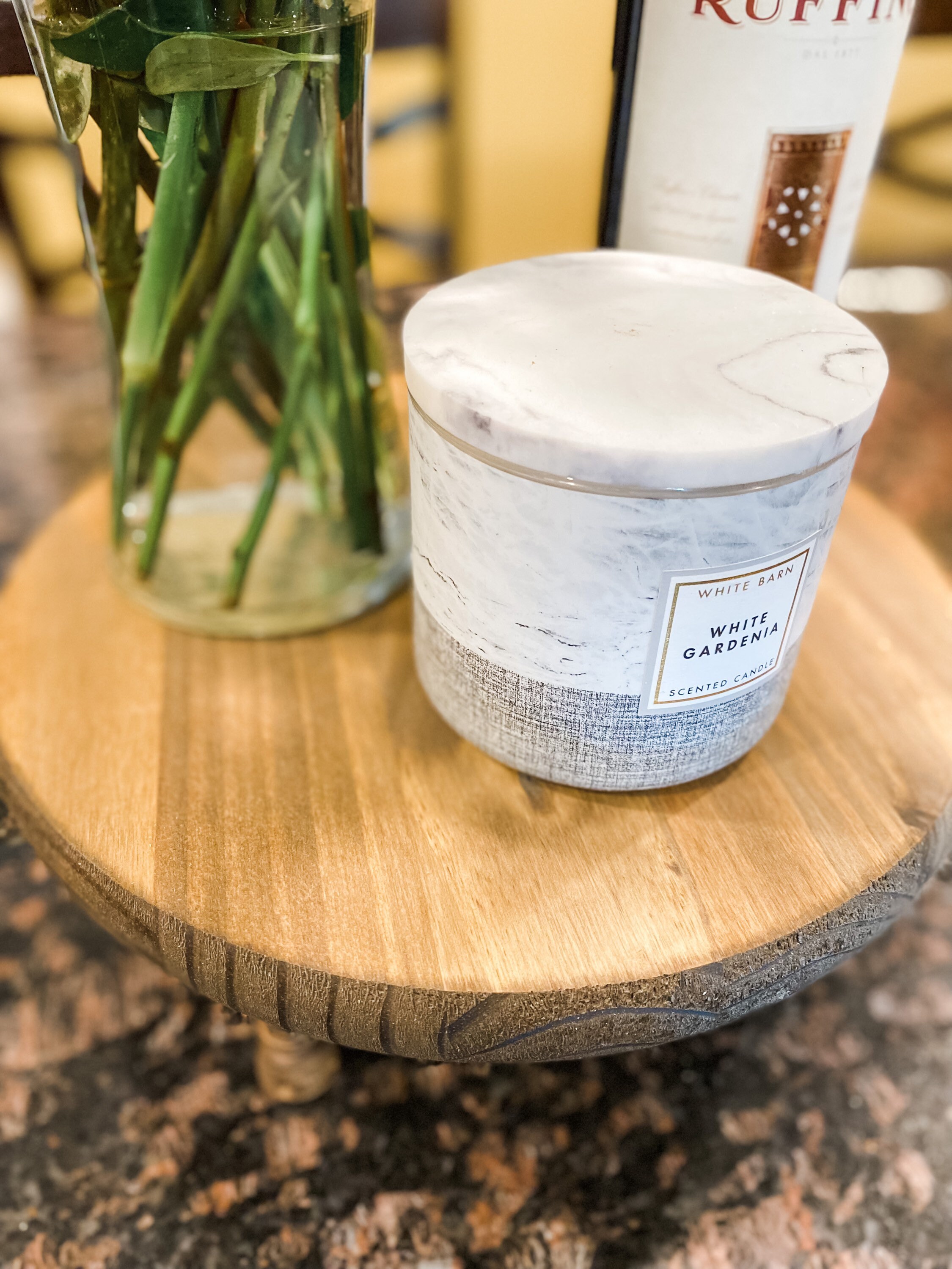 Rustic Round Farmhouse Wood Riser - Etsy