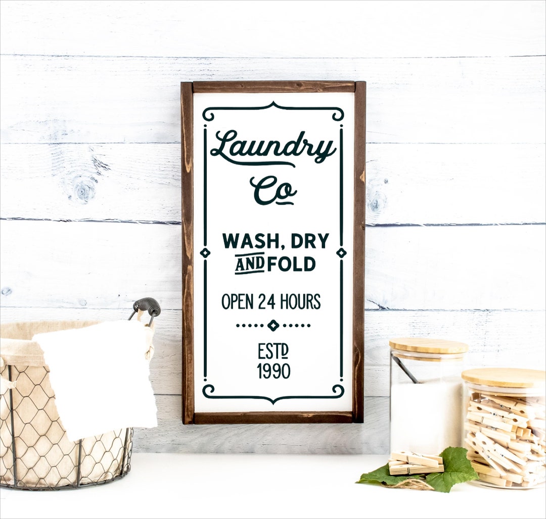 Laundry Room Decor - Laundry Room Sign - Rustic Laundry Sign - Etsy