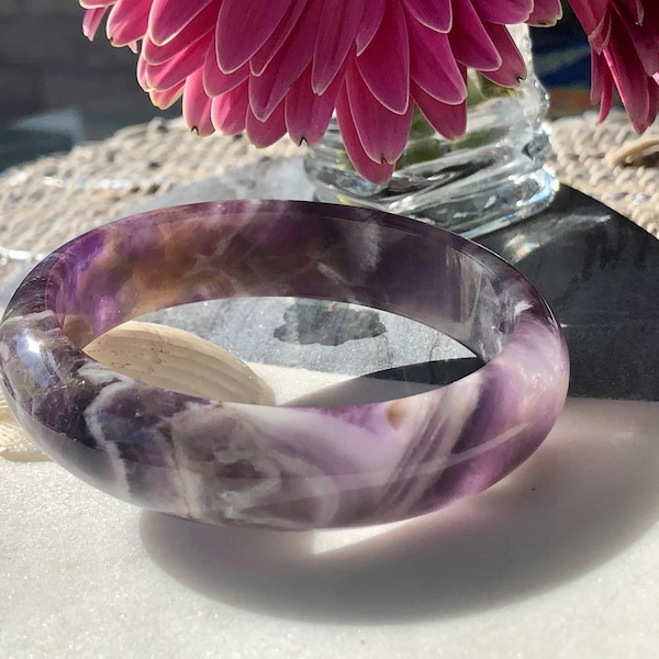 Amethyst Bangle - Etsy