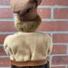 Vintage Chef Baker Figurine, 10.5" Folk Art Doll, Tan Felt Apron ...
