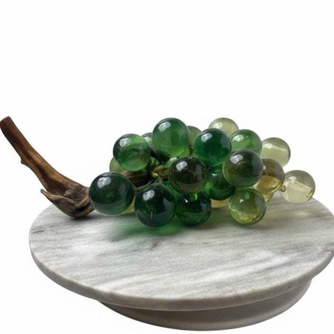 Vintage Green Lucite Grape Cluster, MCM Retro Decor (14") - Etsy