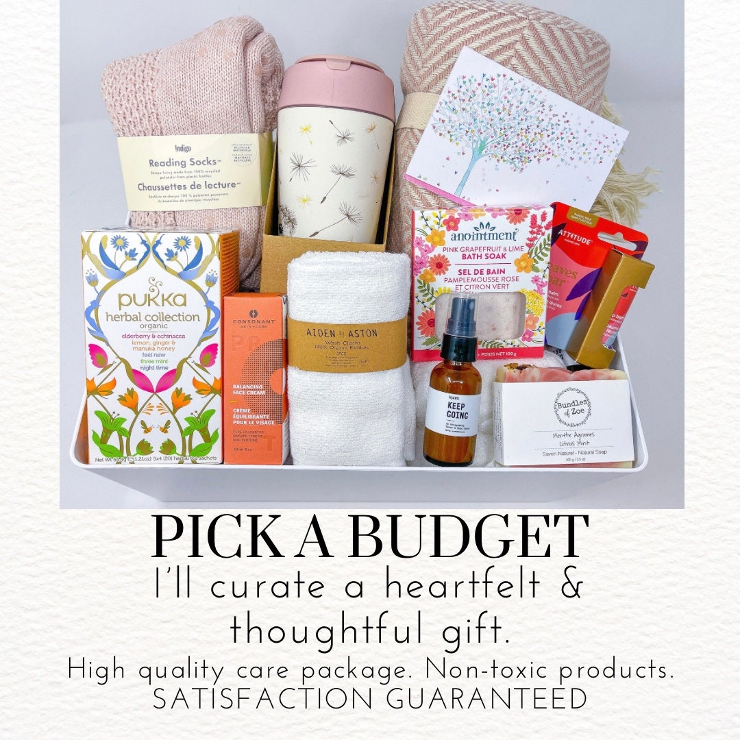 Personalized Organic Spa Gift Box: Custom Self-care Package - Etsy