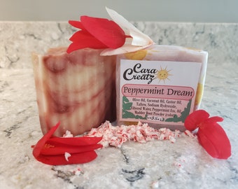 Perfect Peppermint Essential Oil Artisan Soap - Etsy