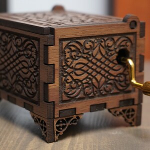 Laser Cut Music Box SVG File: 3mm DIY Project - Etsy