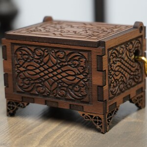 Laser Cut Music Box SVG File: 3mm DIY Project - Etsy