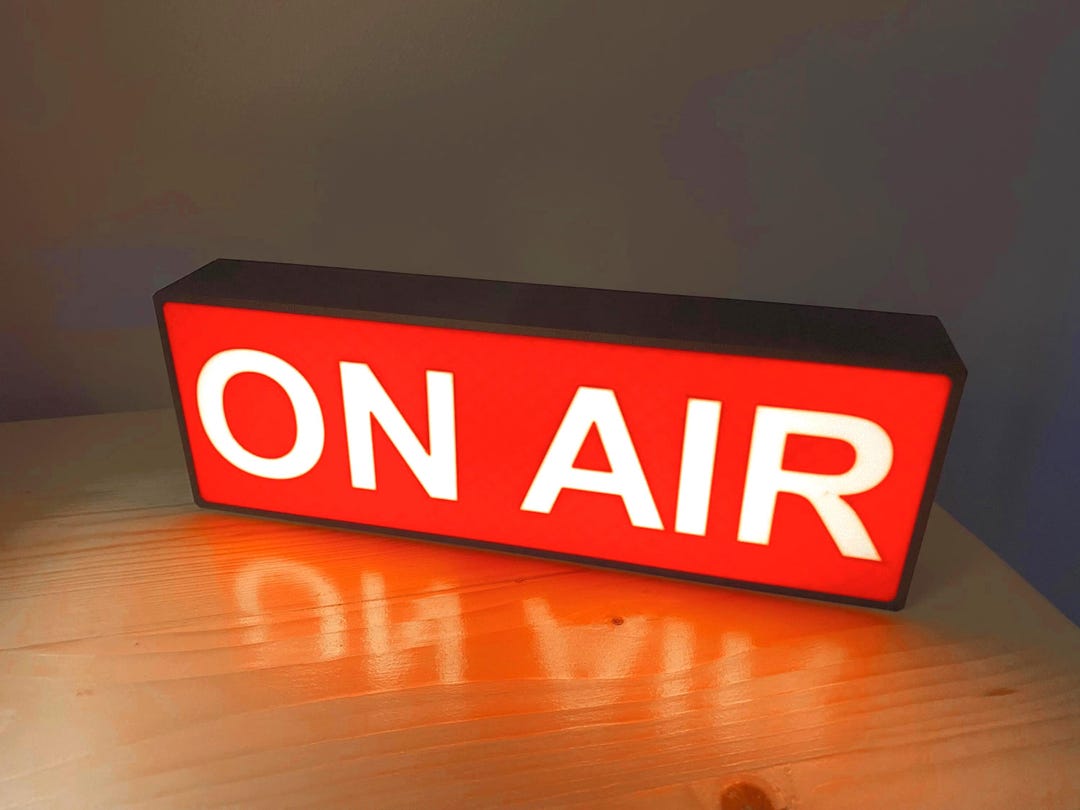 ON AIR LED Lightbox, Usb Powered Logo Led Sign On-air Videos, Podcasts ...