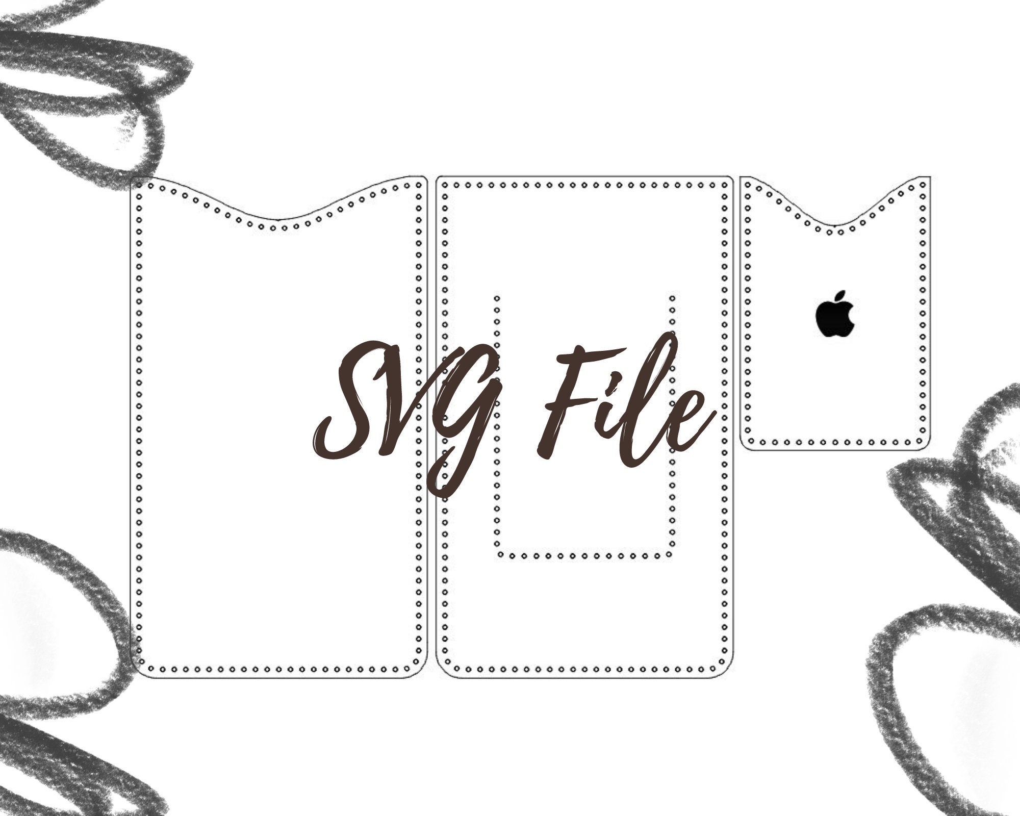 Iphone 12 Pro Sleeve Pattern SVG DIY Iphone 12 Leather - Etsy