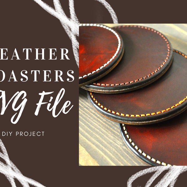 Leather Coasters - Etsy