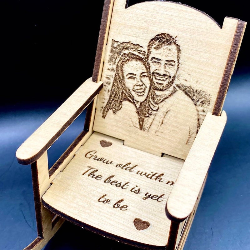 Wooden Rocking Chair - Etsy