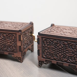 Laser Cut Music Box SVG File: 3mm DIY Project - Etsy
