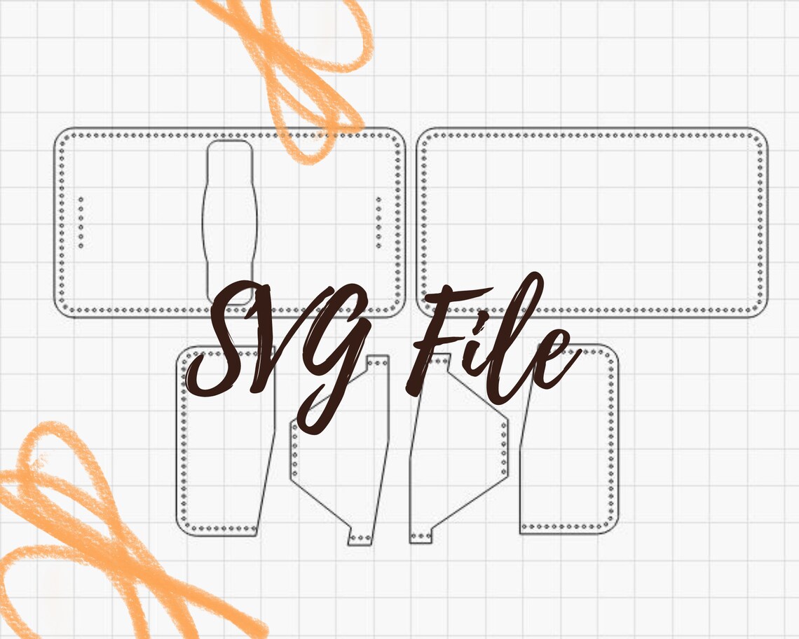 Bi-fold Wallet Pattern SVG DIY Wallet SVG Pattern Laser | Etsy Canada