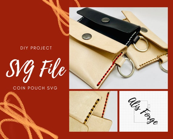 Coin Pouch/card Holder Pattern SVG File Easy DIY Project - Etsy