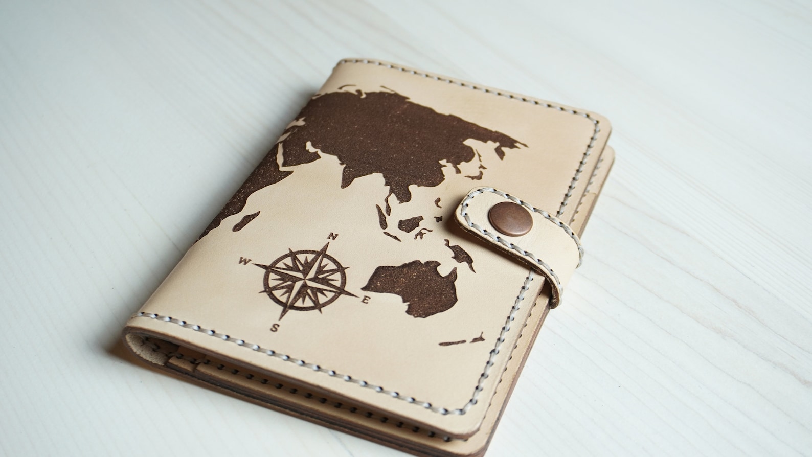 Leather Passport Cover Pattern SVG DIY SVG Pattern Laser - Etsy